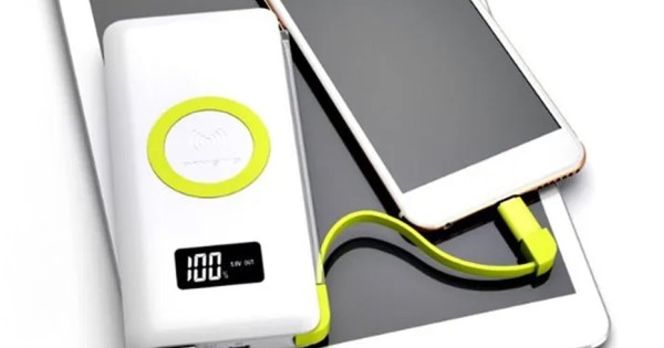 Andowl Power Bank 15000mAh 18W με Θύρα USB-C Λευκό - F108