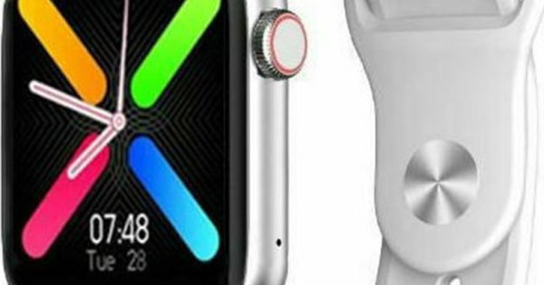 FT80 44mm Smartwatch με Παλμογράφο (Λευκό) - GY32910