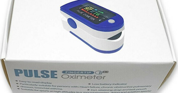 Fingertip Pulse Oximeter Παλμικό Οξύμετρο Δακτύλου με Οθόνη LED